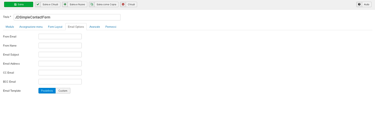 Moduli di contatto in Joomla con JD Simple Contact Form - Joomla.it ...