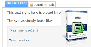 Tabber, utile per dividere e organizzare i contenuti degli articoli ...