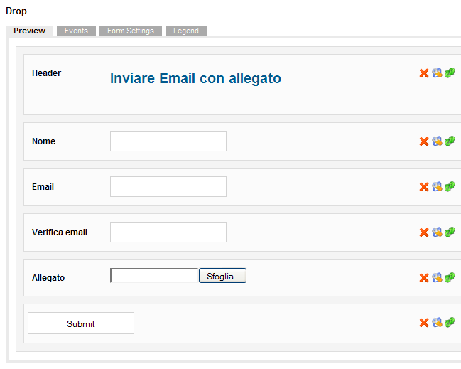 Guida 1 - Creare form in Joomla 1.7 con Chronoforms v4 RC 2.0 - Joomla.it supporto Italiano