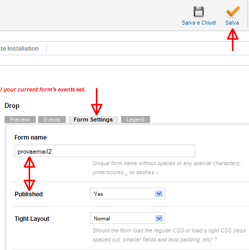 Guida 2. Joomla 1.7 e Chronoforms. Interagire con il database. - Joomla.it supporto Italiano