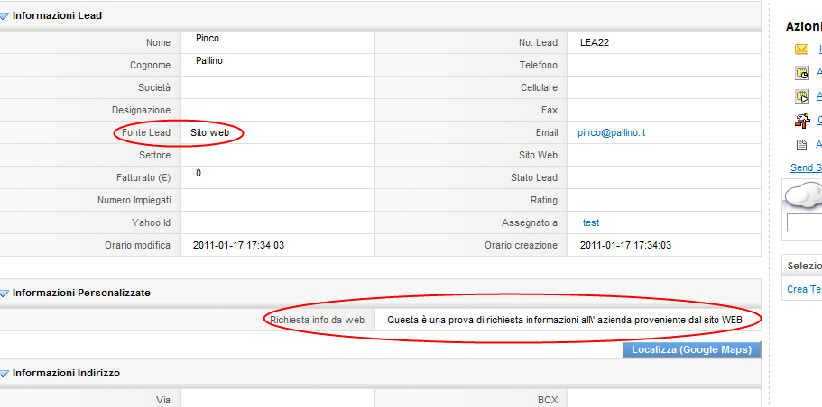 Integrare Joomla con crm Vtiger tramite il componente Chronmoforms di ...